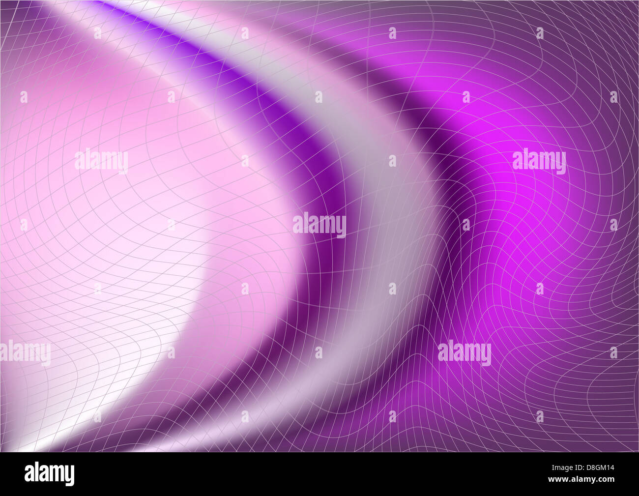 Purple background with curved grid Stock Photo - Alamy
