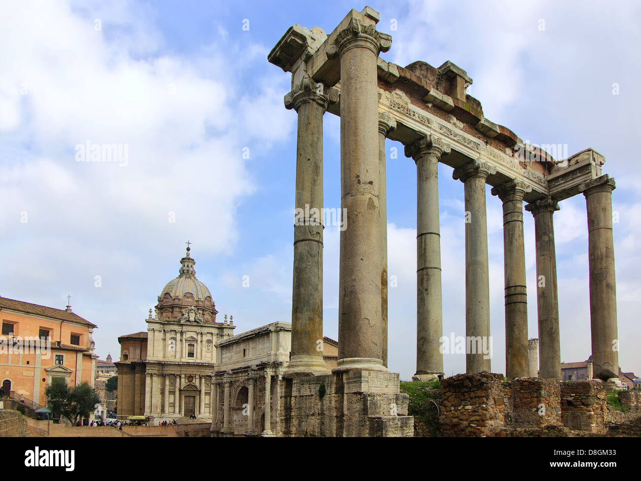Forum romanum hi-res stock photography and images - Alamy