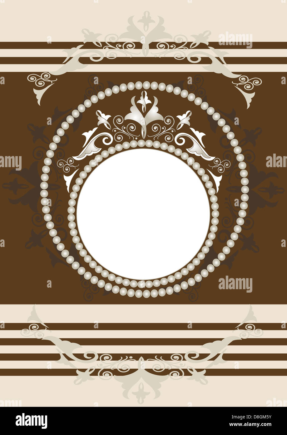 Antique ornamental frame Stock Photo - Alamy