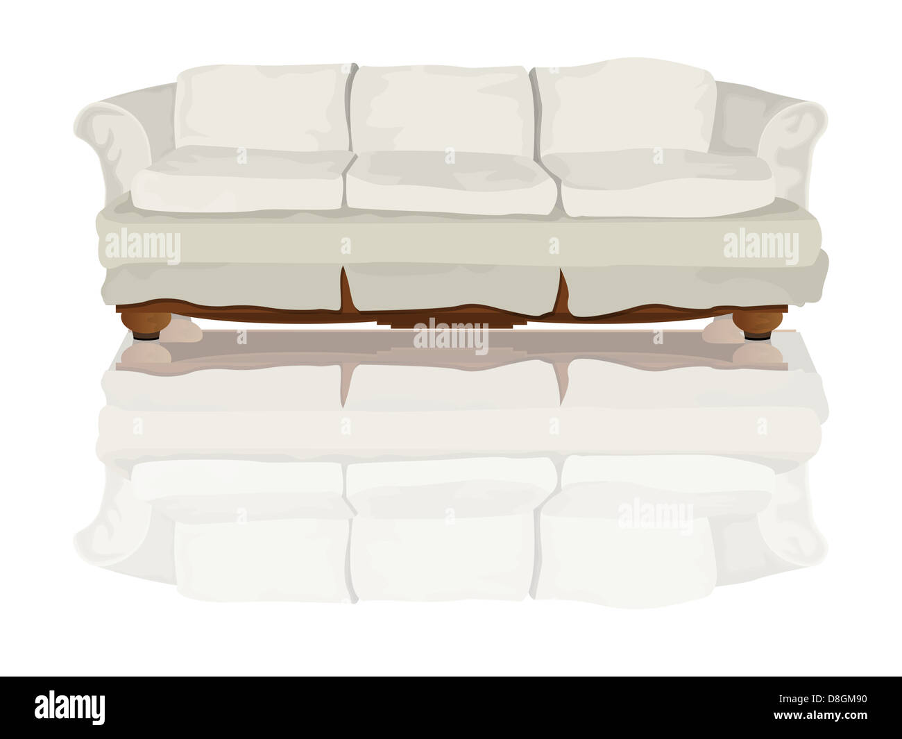 Cartoon couch Cut Out Stock Images & Pictures - Alamy