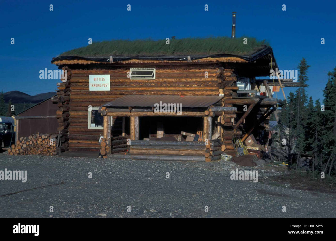 Bettles Trading Post is a historic site in Alaska, once a key point for ...