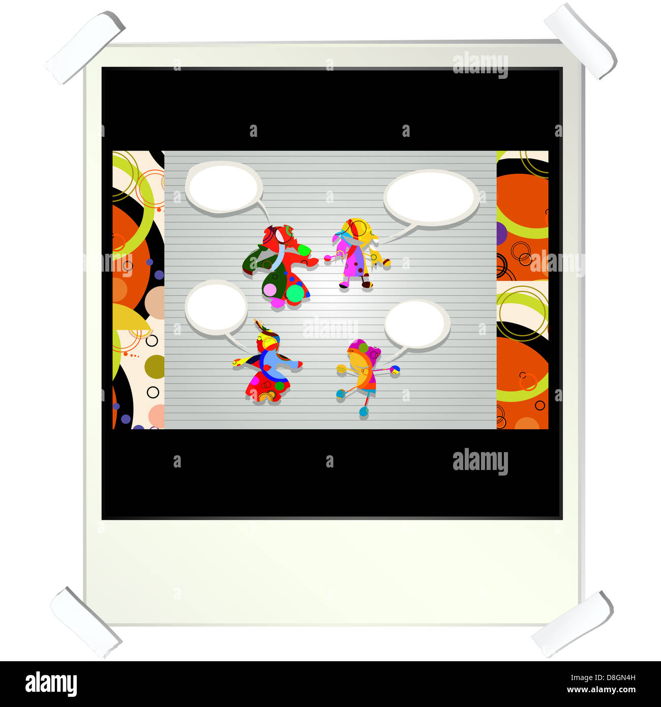 Collage art kid's hi-res stock photography and images - Alamy