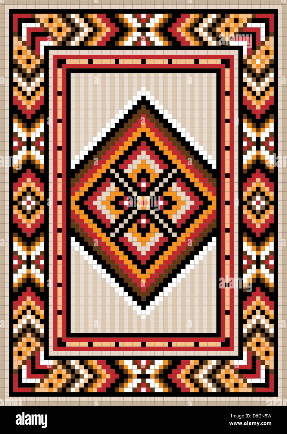 Asian border design hi-res stock photography and images - Alamy