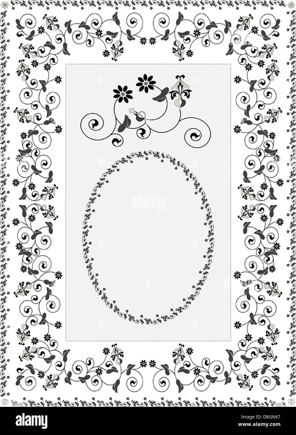Decorative graphic frame hi-res stock photography and images - Alamy