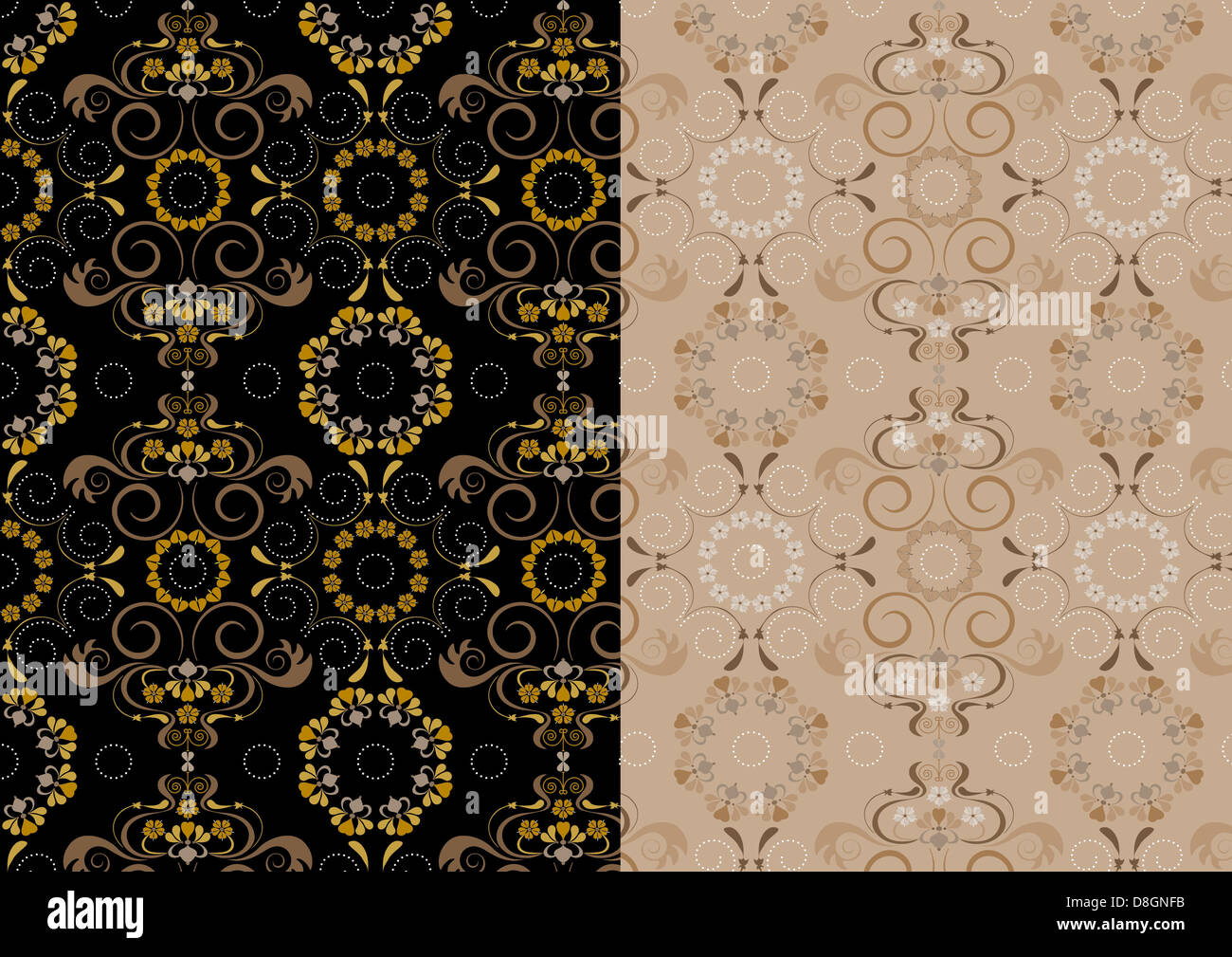 Wallpaper pattern delicate hi-res stock photography and images - Alamy