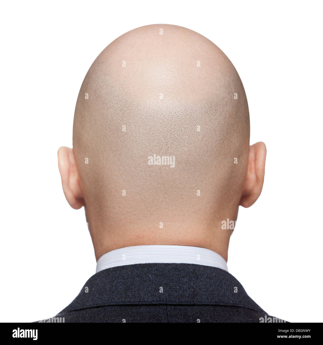 Back view man head bald hi-res stock photography and images - Alamy