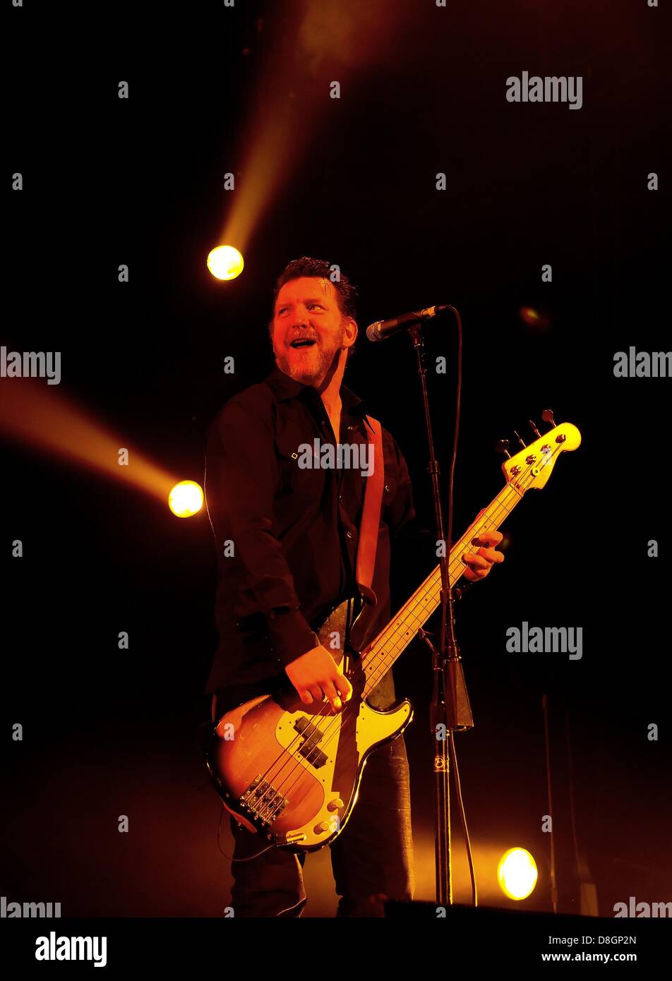 Broomfield, Colorado, U.S. May 28, 2013. Soundgarden bassist BEN ...