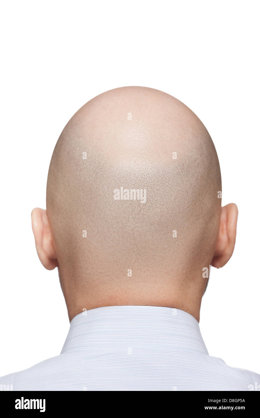 Bald man head Stock Photo - Alamy