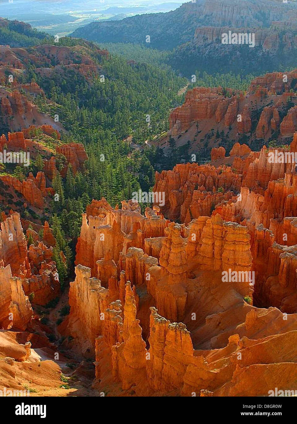 A breathtaking view of Bryce Canyon, known for its unique geological ...