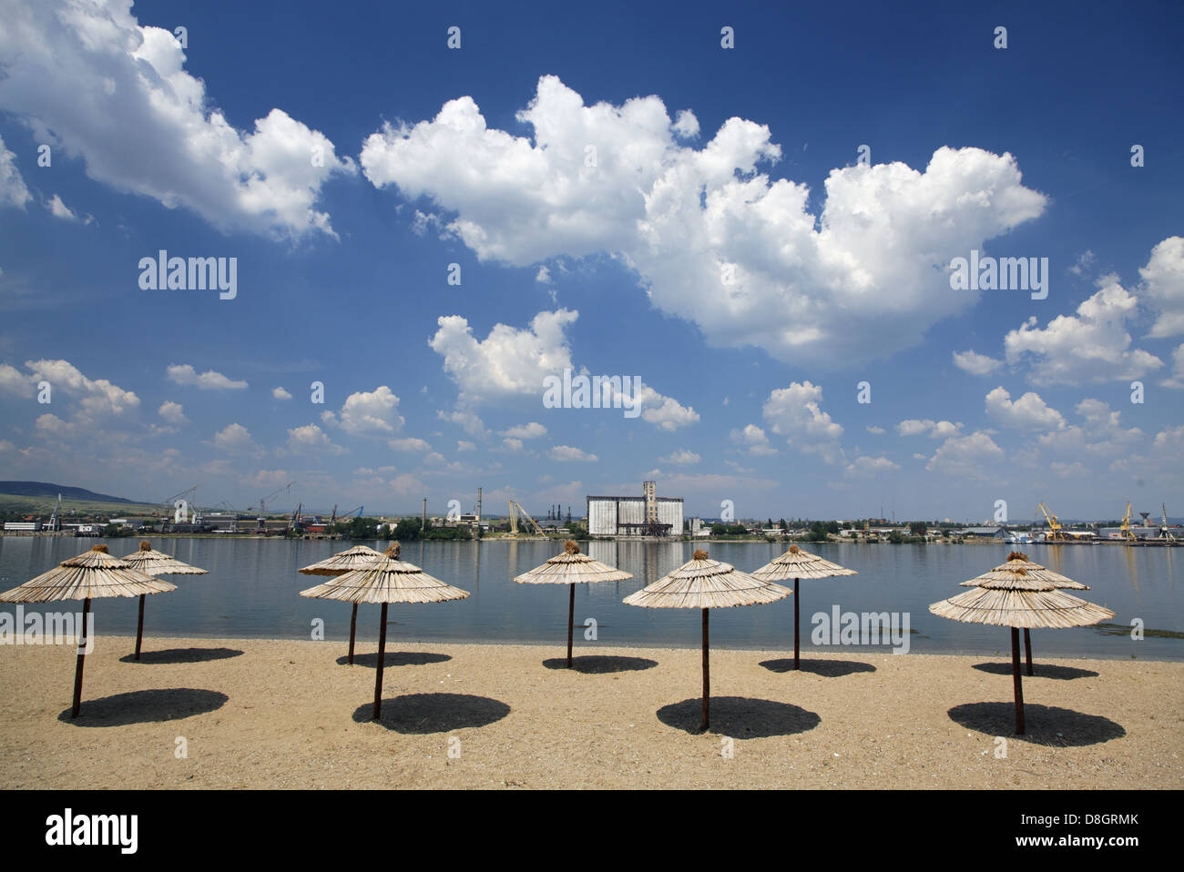 Serbia, Kladovo, Danube, river, beach, Serbien, Kladovo; Donau; Fluß ...
