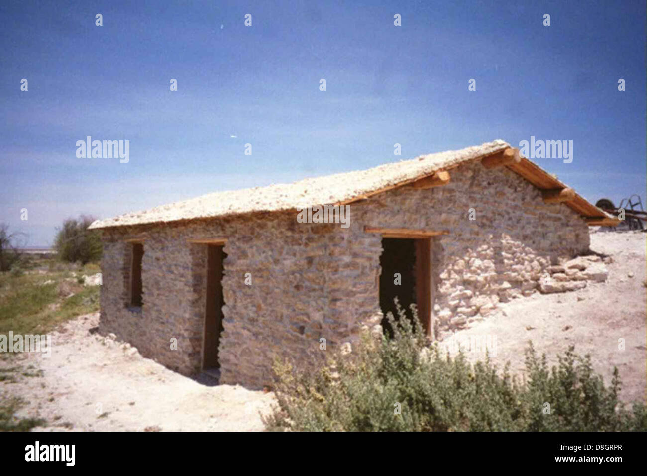 A cabin that has undergone restoration, showcasing a refreshed and well ...