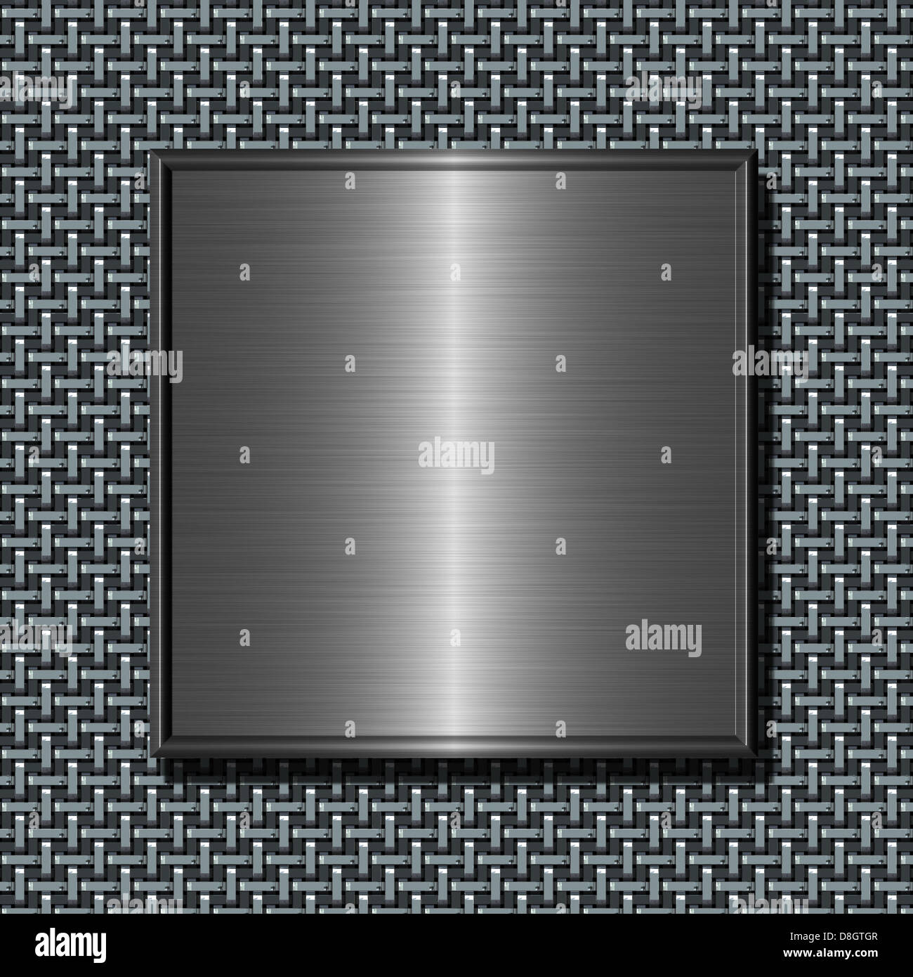 Brushed metal plate Stock Photo - Alamy