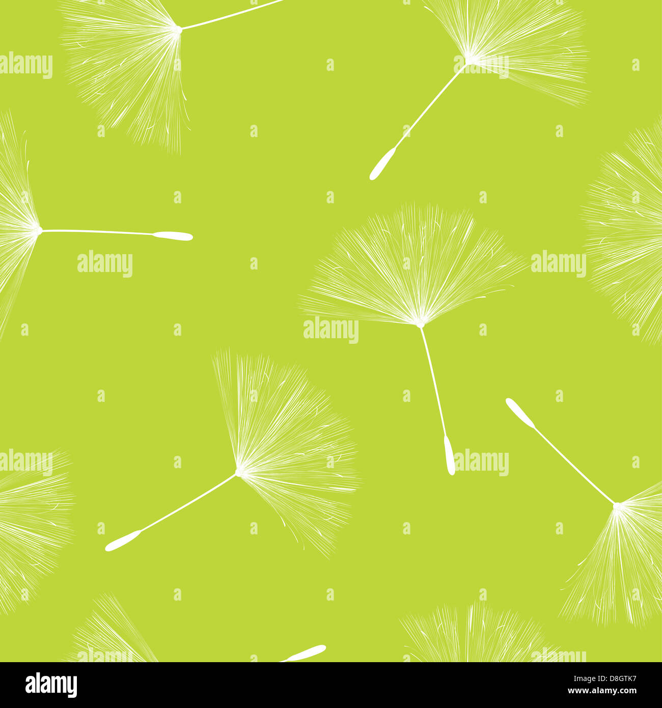Dandelion seeds pattern Stock Photo - Alamy