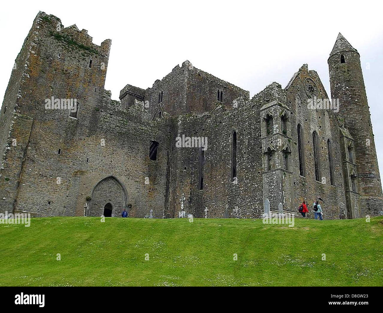The Cashel ruins feature ancient castle structures, including round ...