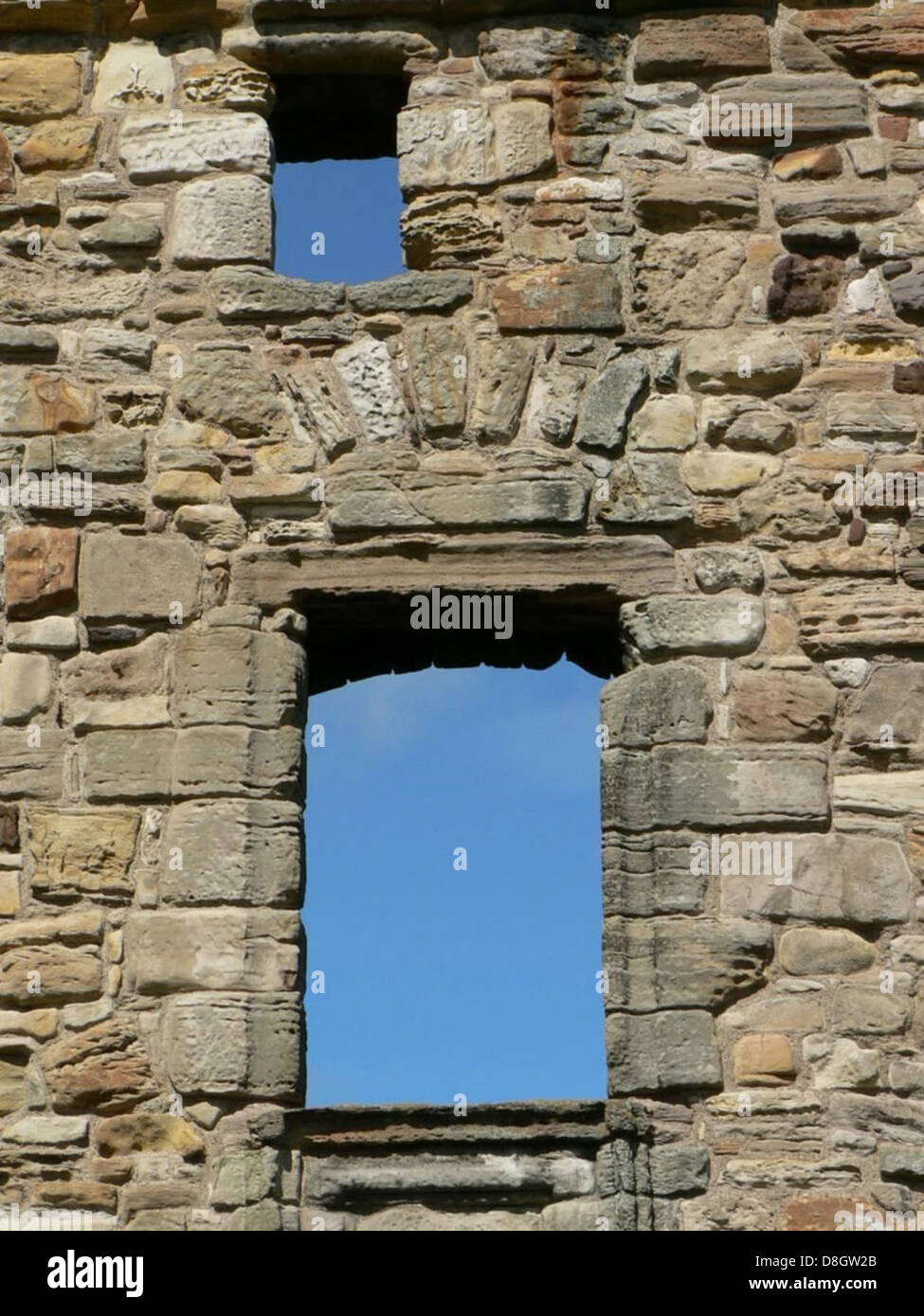 The St. Andrew’s Castle, located in Scotland, features medieval ...