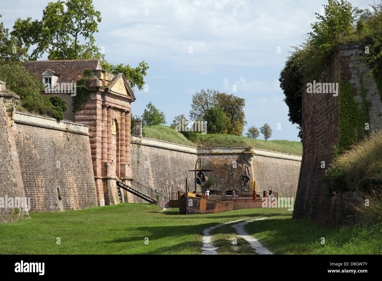 France, Alsace, Neuf-Brisach, citadel, fortress of Vauban, UNESCO ...