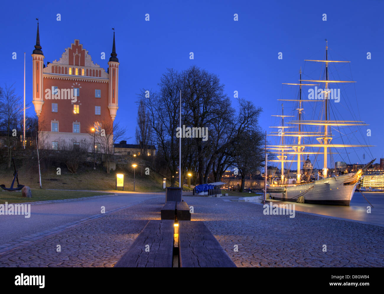 af Chapman youth hostel Stockholm, Sweden Stock Photo - Alamy