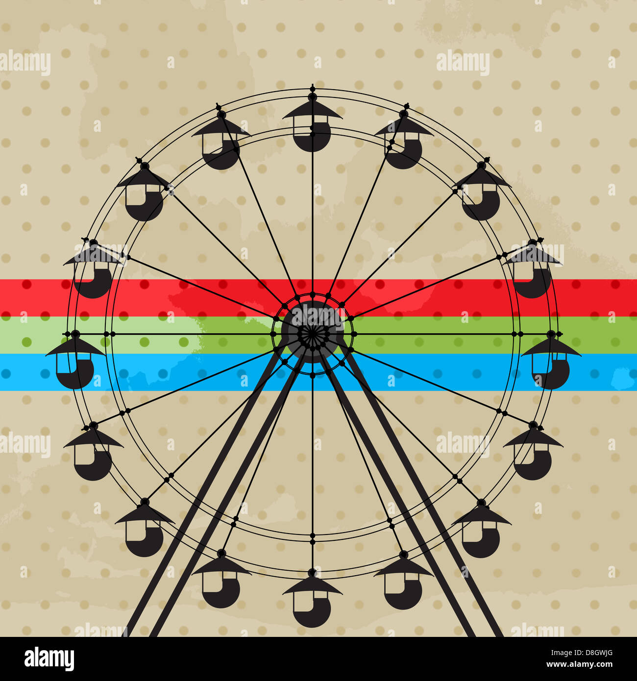 The fun wheel Stock Photo - Alamy