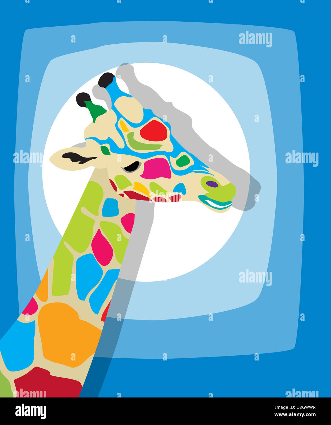 Funky giraffe hi-res stock photography and images - Alamy