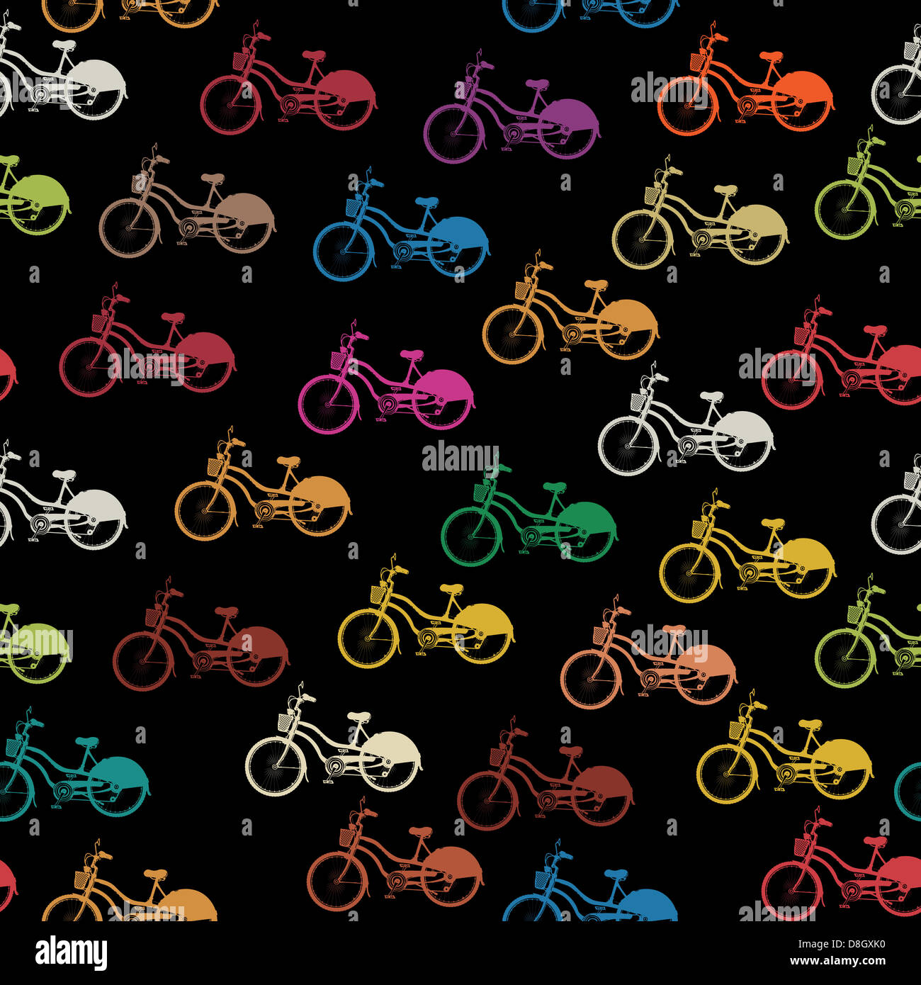 Bike seamless pattern Stock Photo - Alamy