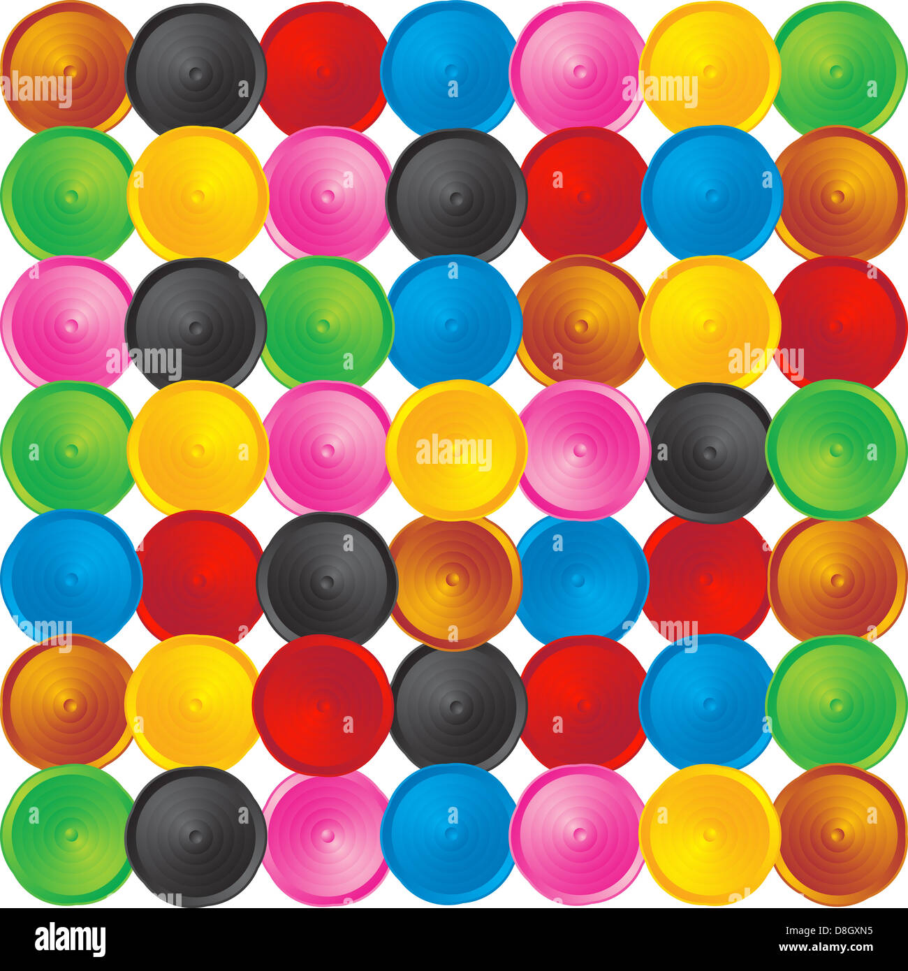 Seamless circles pattern Stock Photo - Alamy