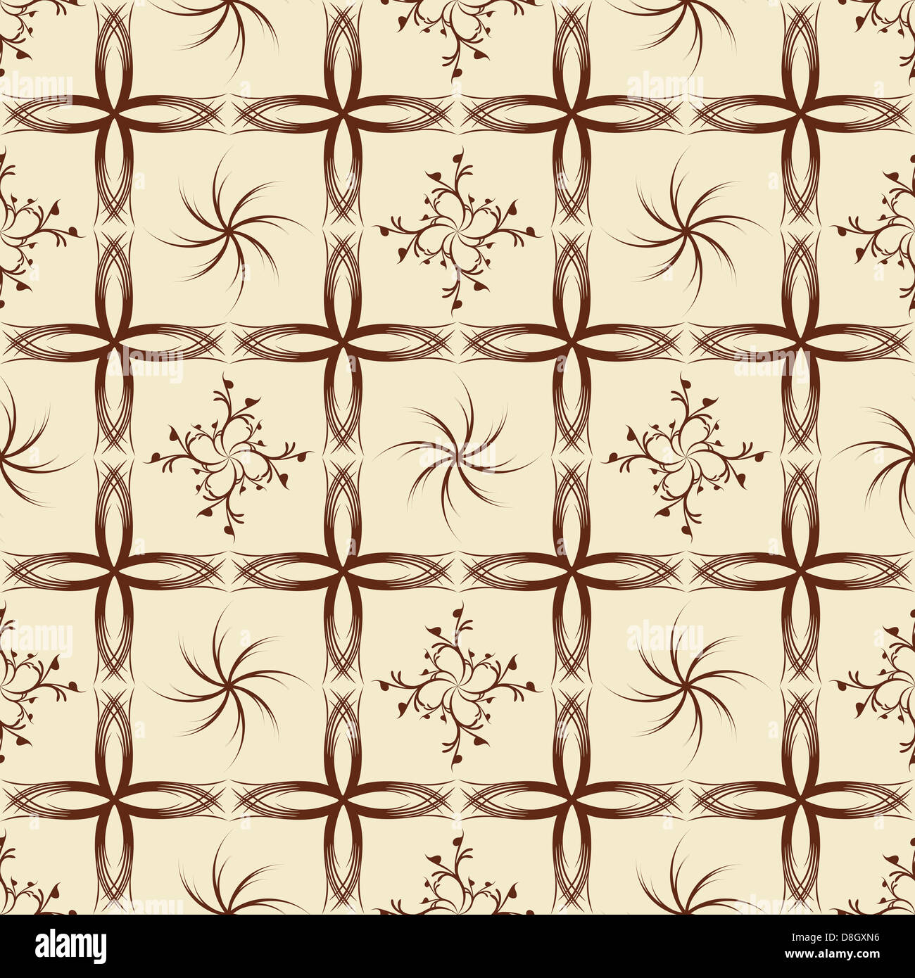 Floral pattern jugendstil background hi-res stock photography and ...