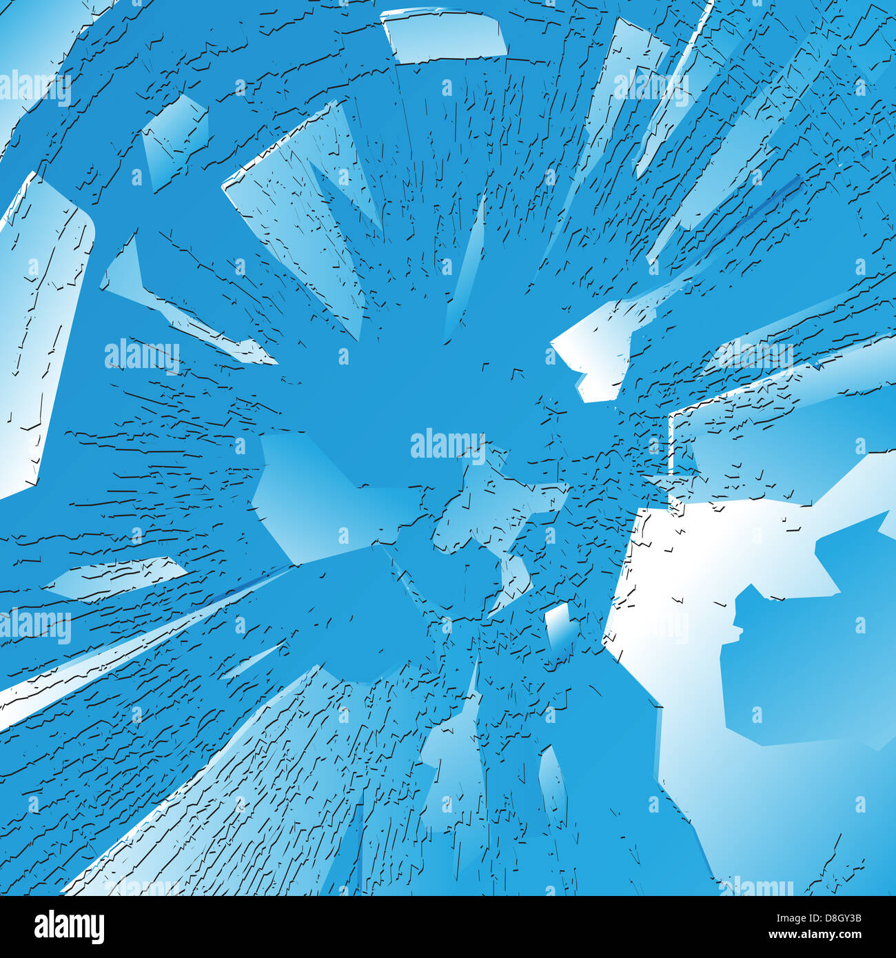 Shattered glass, window Stock Photo - Alamy