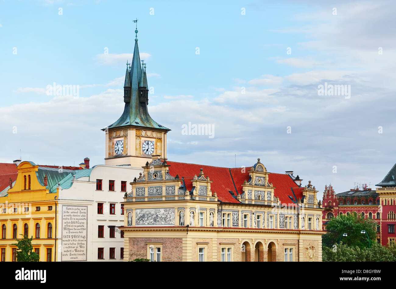 Prague's Ancient Architecture Stock Photo - Alamy