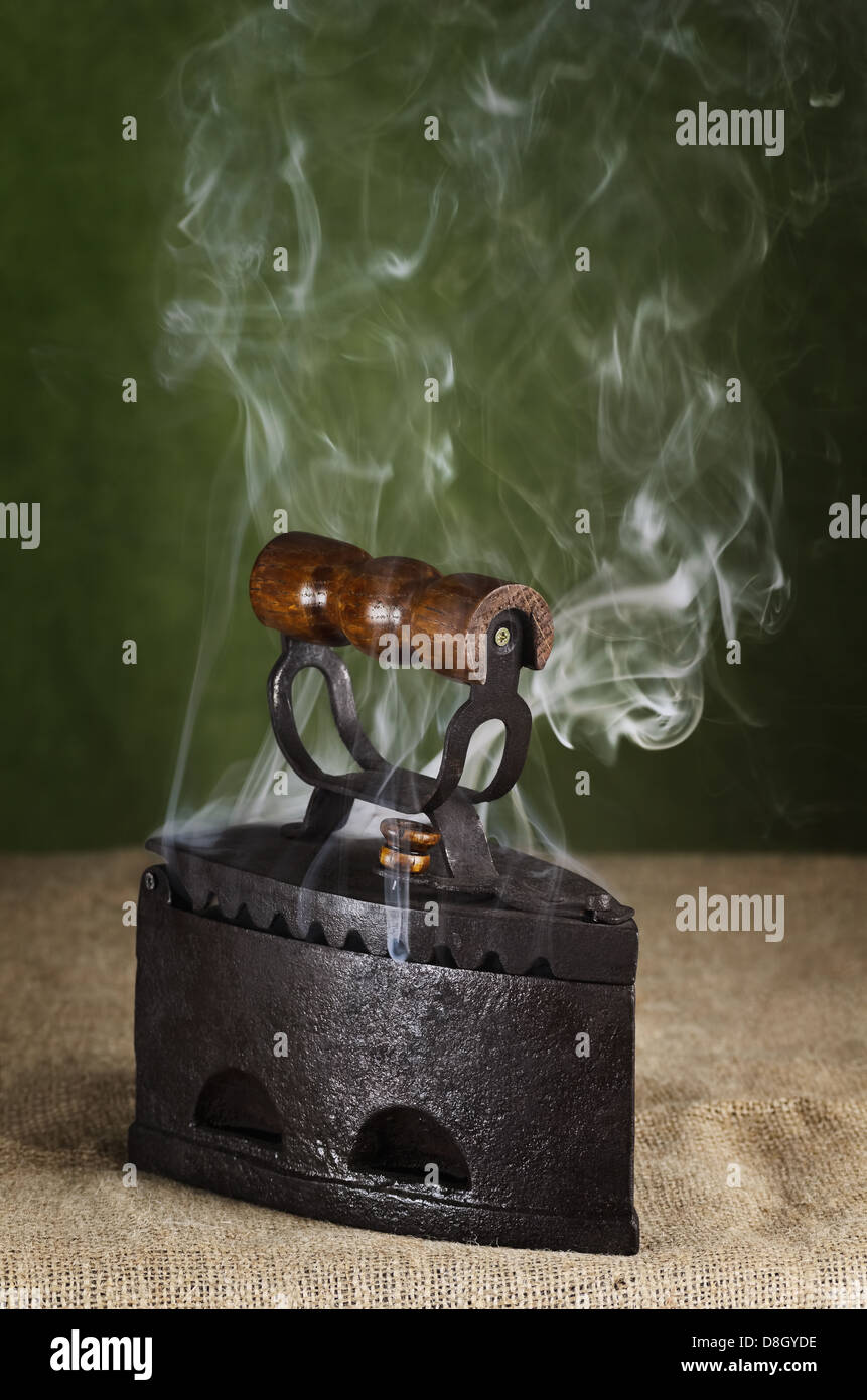 Hot Retro Iron Stock Photo - Alamy