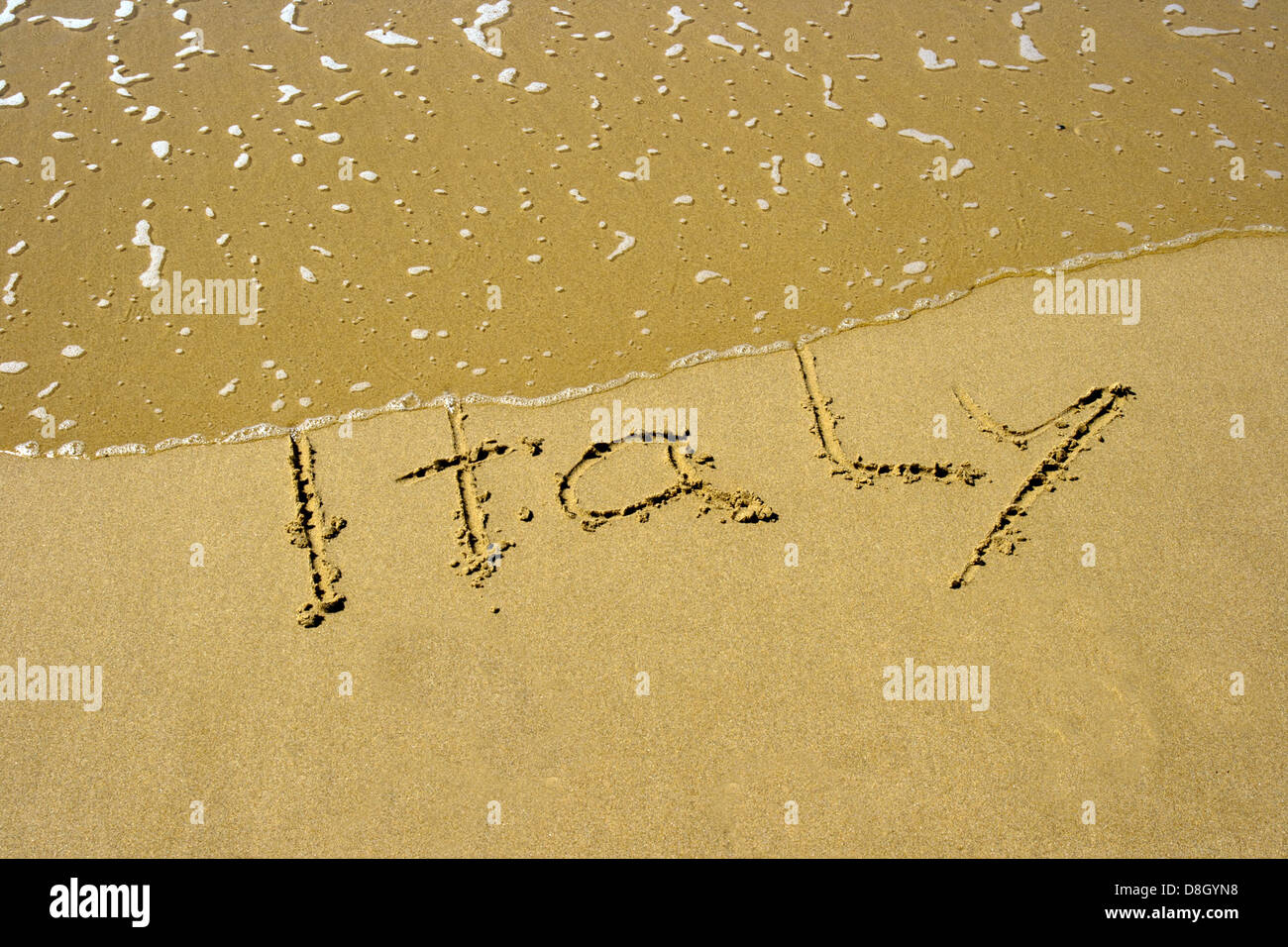 Italia lettering hi-res stock photography and images - Alamy