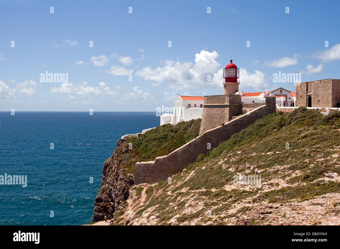 Lighthouse @ Cabo de Sao Vicente Stock Photo - Alamy