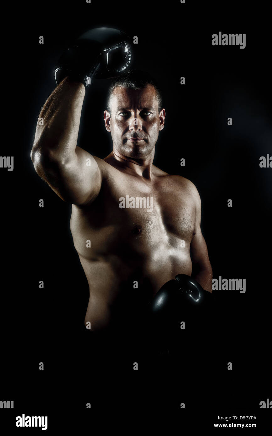 Boxing pose guard hi-res stock photography and images - Alamy