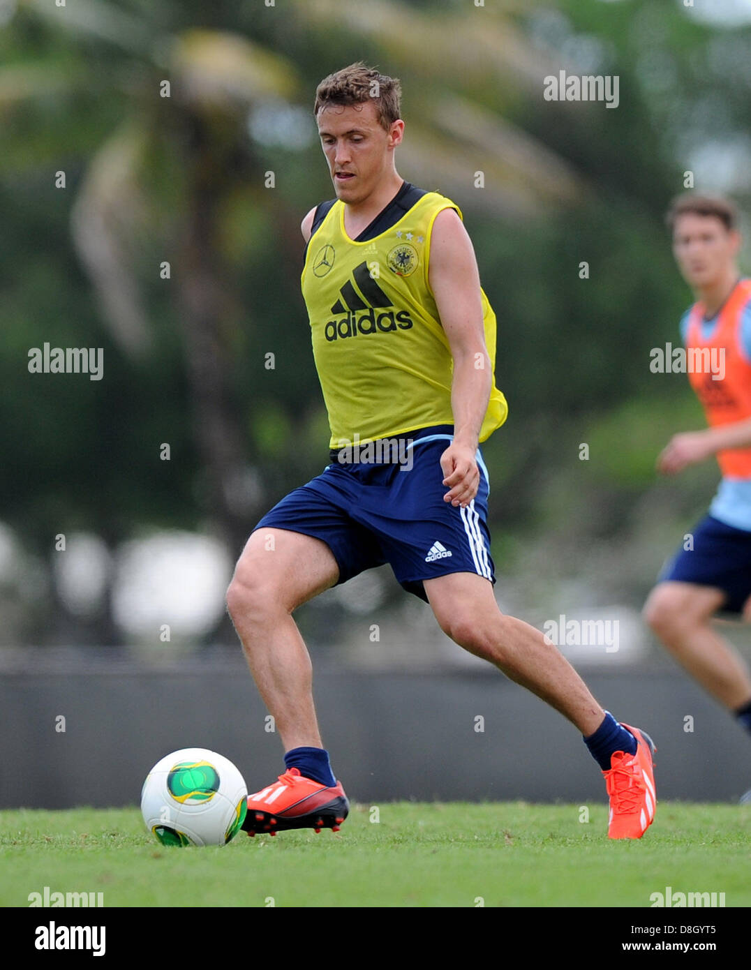 Max Kruse of the German national team in action during a training ...