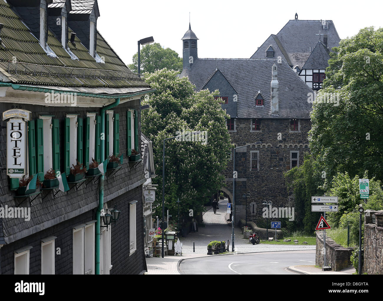 View of Burg Castle in Solingen, Germany, 27 May 2013. The Battle of ...