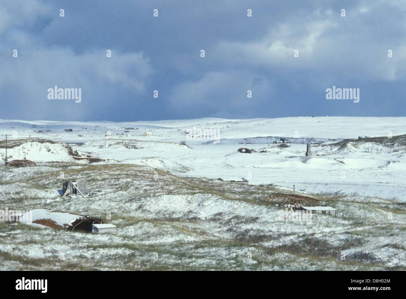 A photograph of Cold Bay, a city on the Alaska Peninsula, showcasing ...