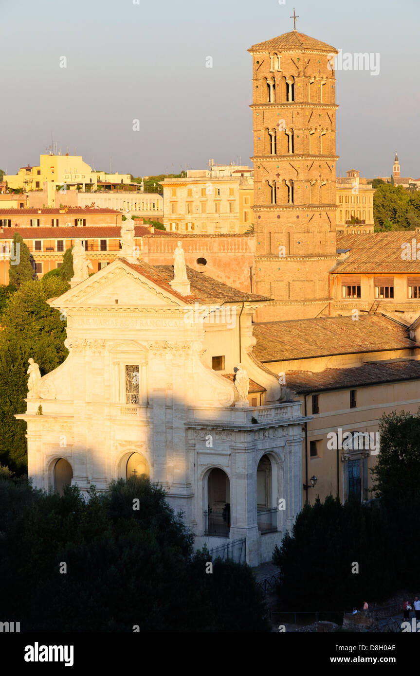 Santa Francesca Romana church, Roman Forum, Rome, Italy Stock Photo - Alamy