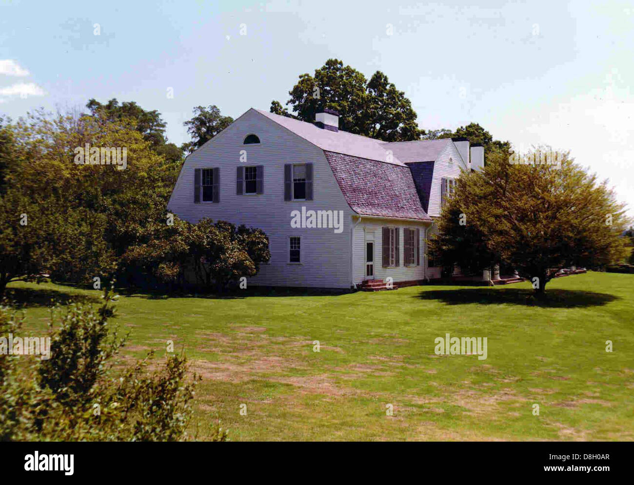 A charming countryside home with a rustic architectural design ...
