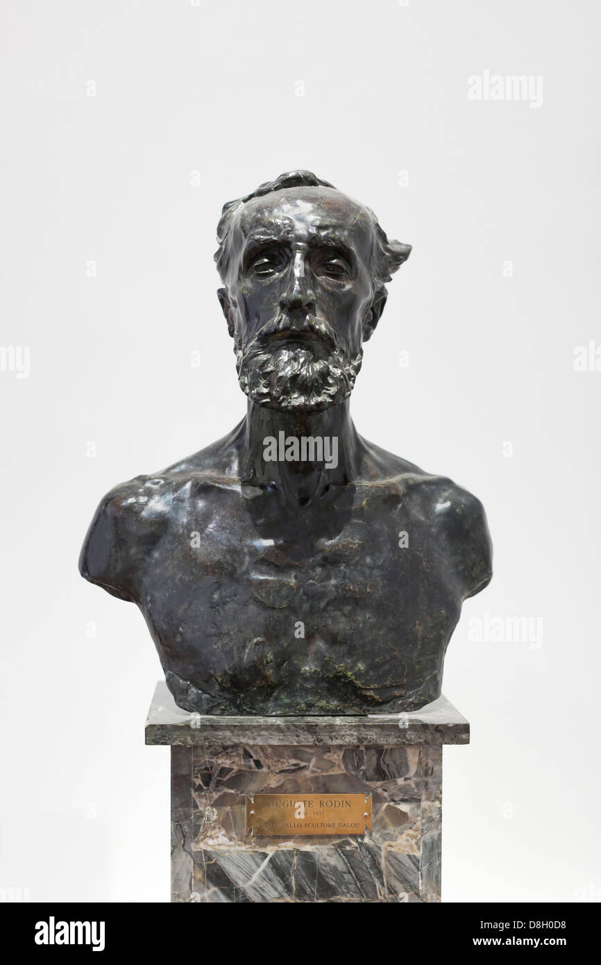 Bust of Jules Dalou, Auguste Rodin Stock Photo - Alamy
