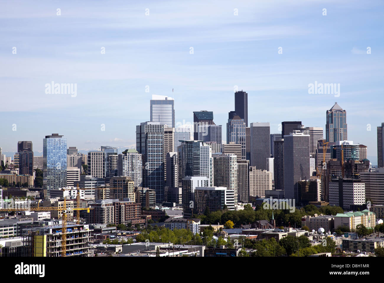 Downtown seattle wolkenkratzer hi-res stock photography and images - Alamy