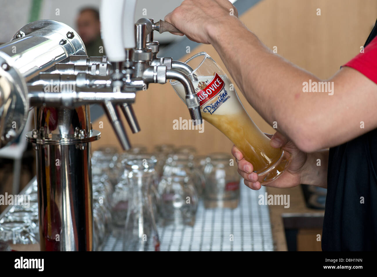 beer on tap Stock Photo - Alamy