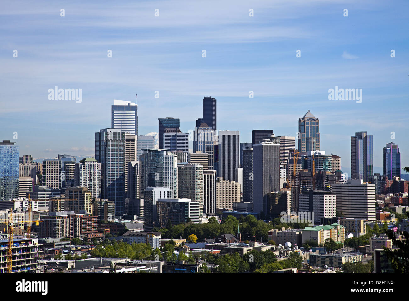 Downtown seattle wolkenkratzer hi-res stock photography and images - Alamy
