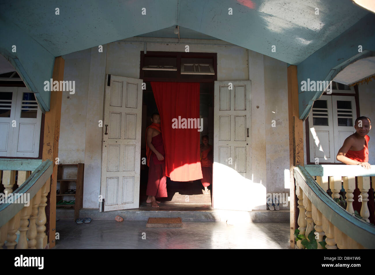 Monks dormitory hi-res stock photography and images - Alamy