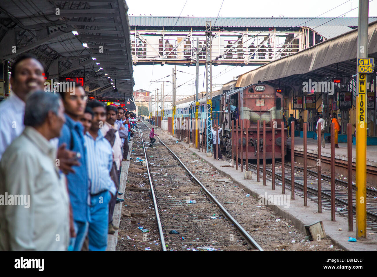 Gwalior Railway Station, Gwalior, Madhya Pradesh, India Stock Photo - Alamy