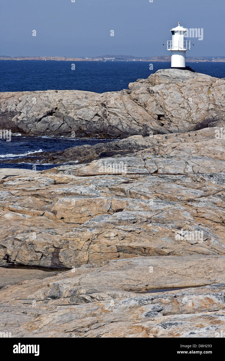 Lighthouse in the swedish archipelago Stock Photo - Alamy