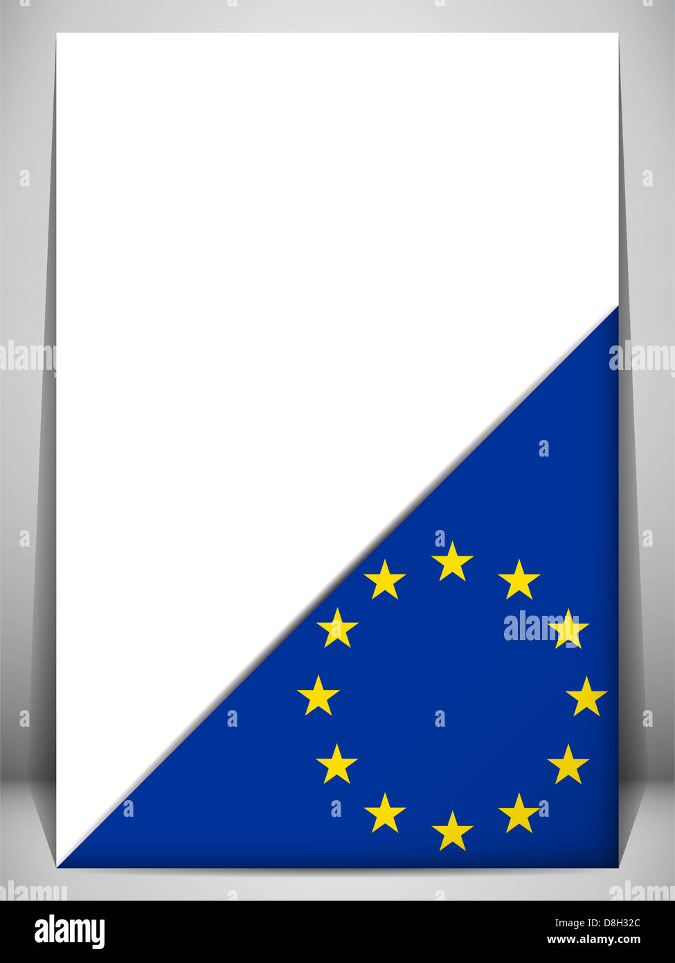 Europe Country Flag Turning Page Stock Photo - Alamy