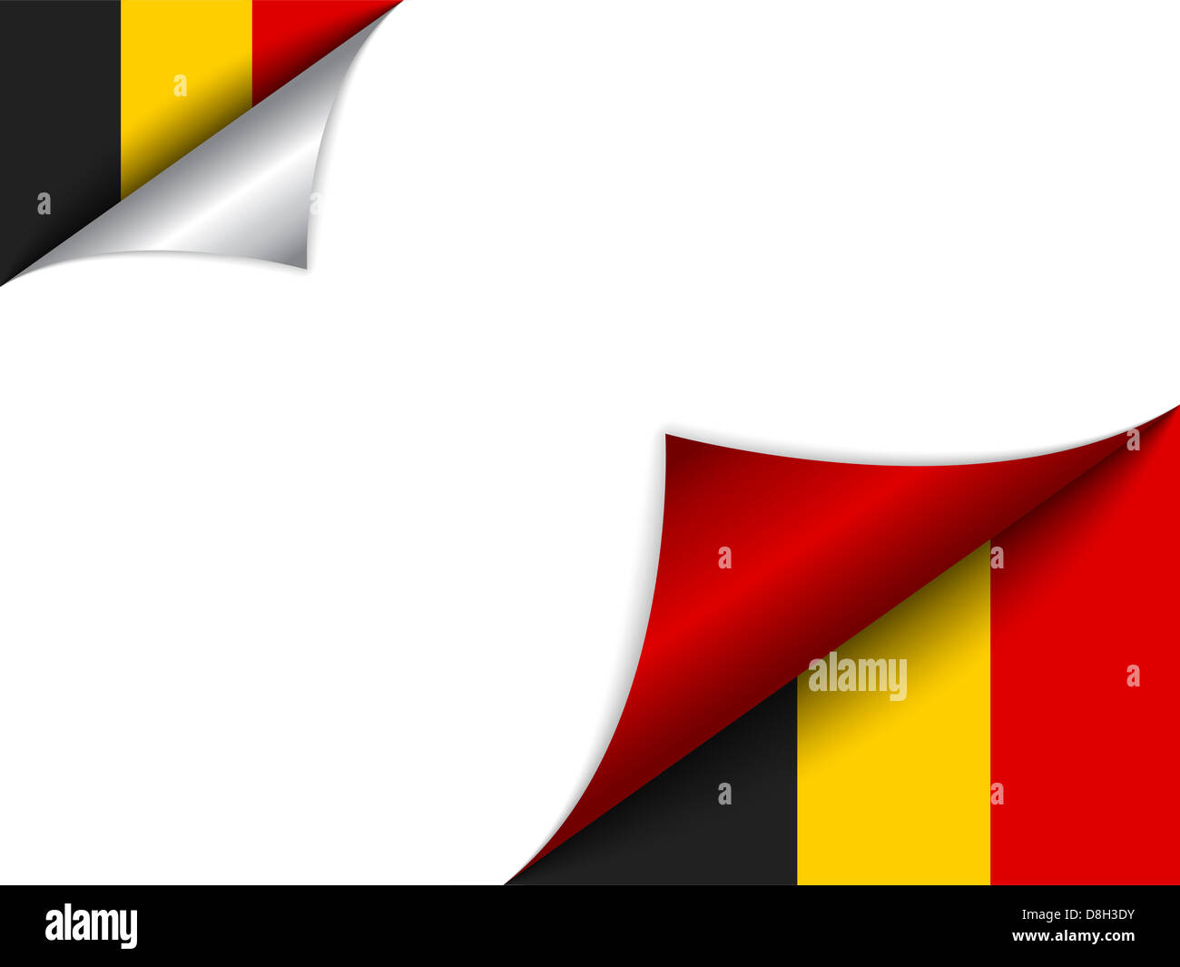 Vector - Country Flag Turning Page Stock Photo - Alamy