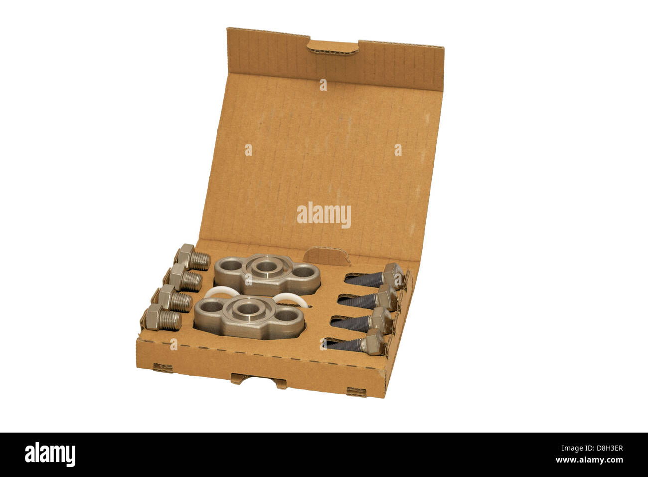 cardboard, box, packaging, white, isolated, object, product, container ...