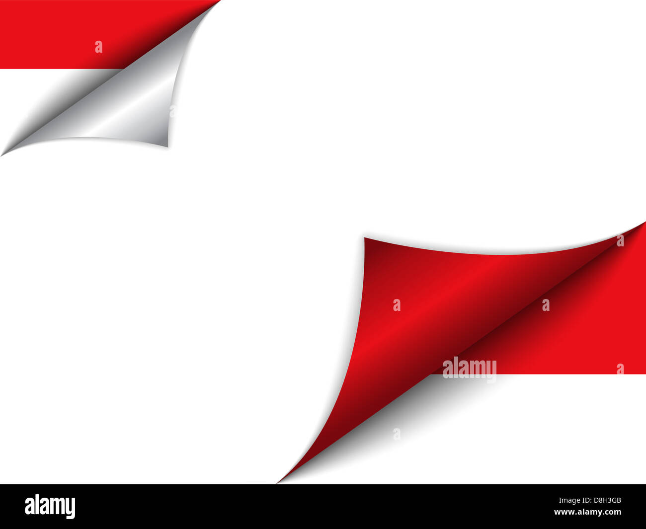 Vector - Monaco Country Flag Turning Page Stock Photo - Alamy