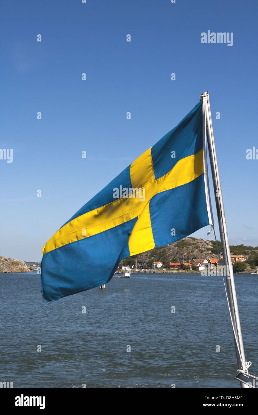 National flag of Sweden Stock Photo - Alamy