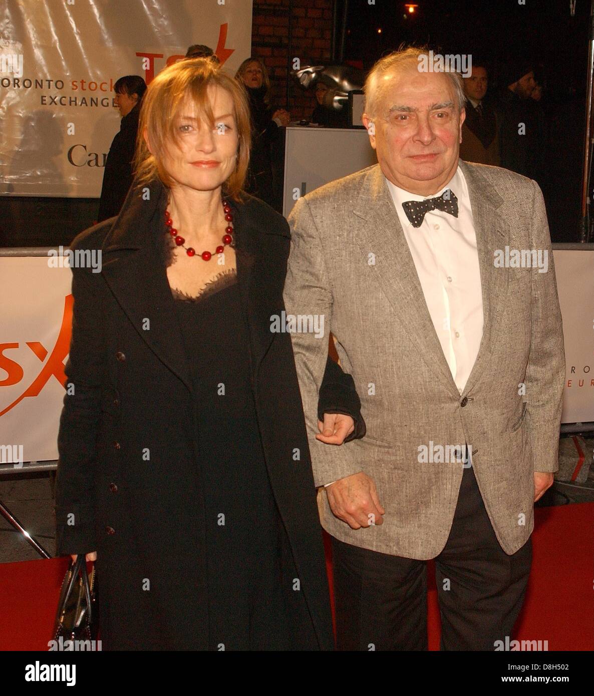 Isabelle Huppert and Claude Chabrol at the Awarding ceremony of the ...